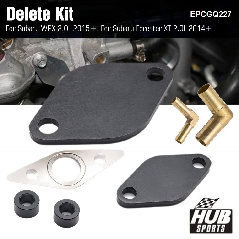 HUB sports Exhaust Block Off Plates Blanking Kit For Subaru WRX 2015 ...