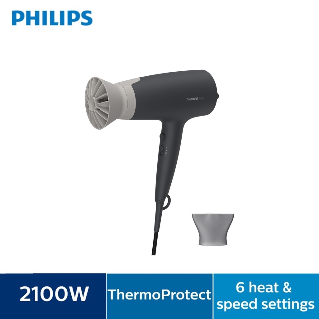 Philips 3000 Series 2100W Hair Dryer with Advanced Ionic Care BHD351/13 | Shopee Malaysia