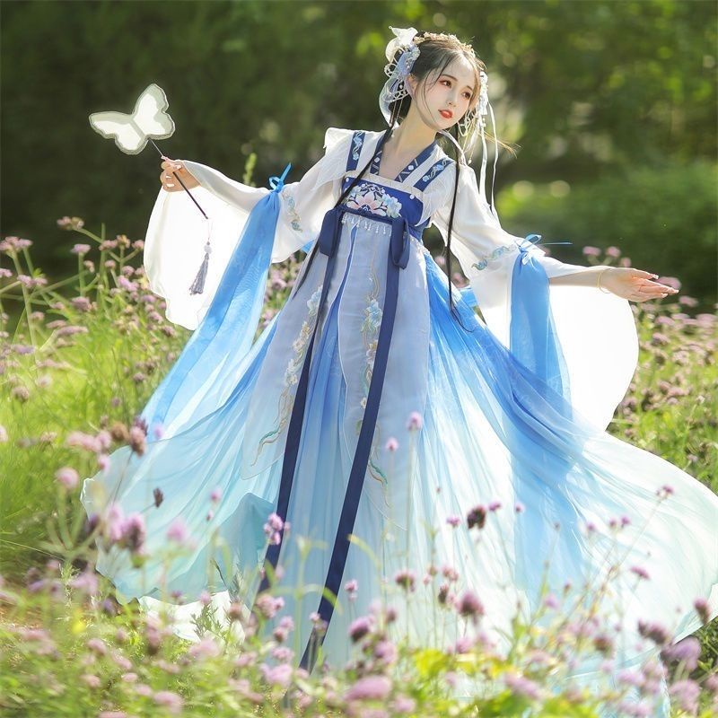 New Chinese Style Ancient Hanfu Full Set One Whole Set Female Fairy ...