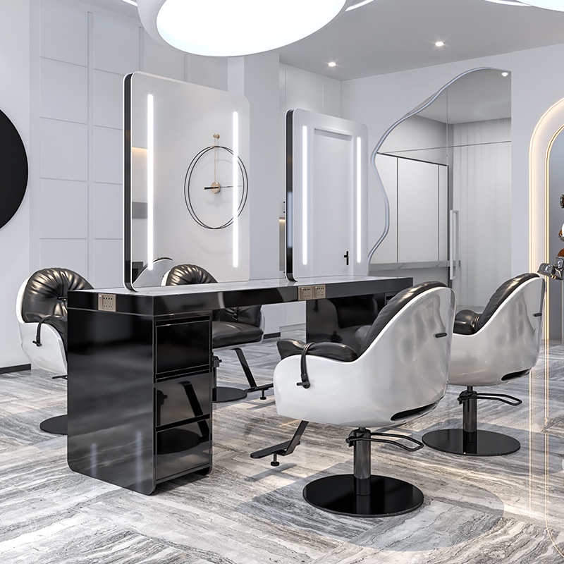 HY@ Hair Salon High-Profile Figure Single Double-Sided Dressing Table ...