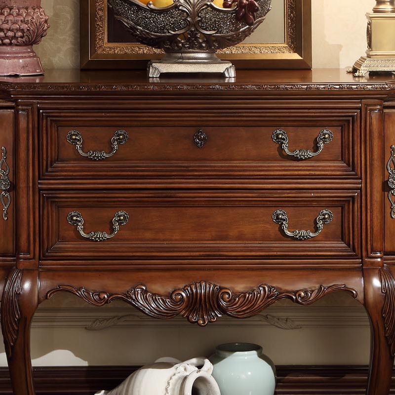 HY@ American Entrance Cabinet European Style Living Room Curio Cabinet ...