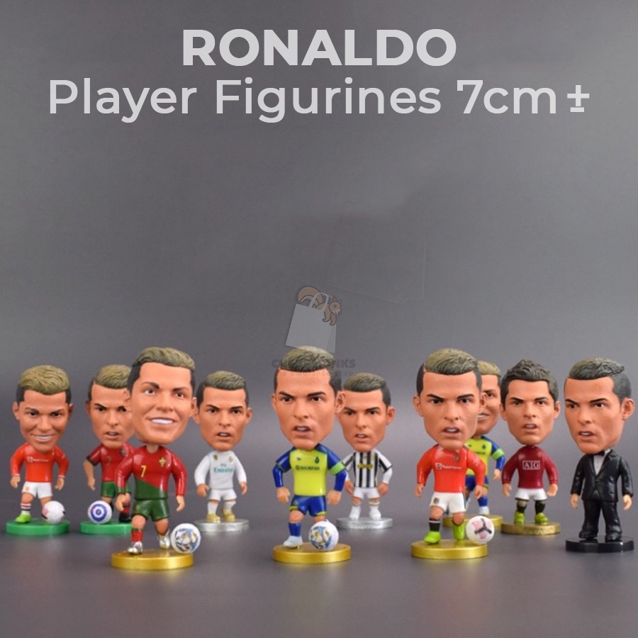 Football Player Miniature Figurine Action Figure Soccerwe Ronaldo World ...