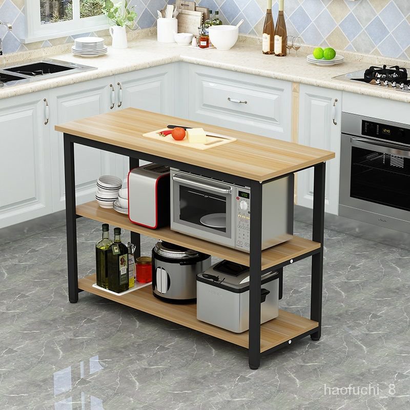 Get gifts/HY-D Kitchen Table Double-Layer Small Long Table Simple ...