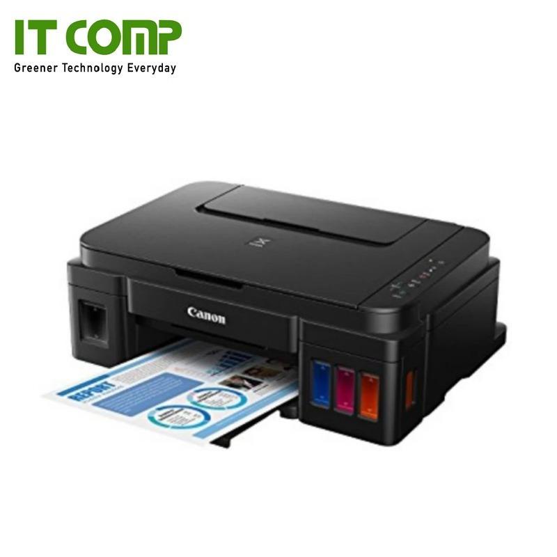 Canon PIXMA G3000 Refillable Ink Tank Wireless All-In-One Printer ...