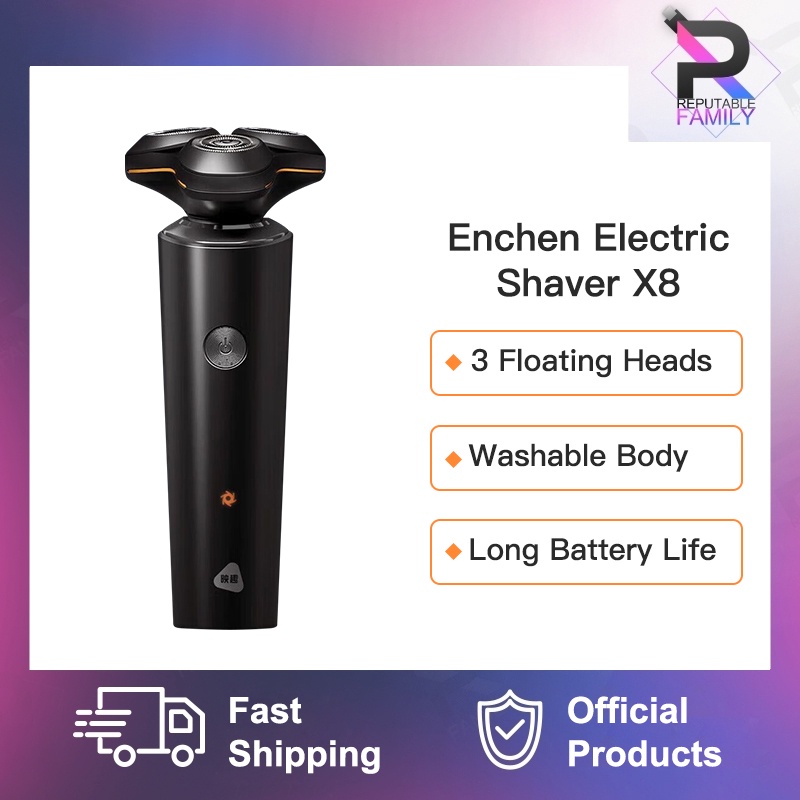 Enchen Pencukur Electric Shaver X8 Man Wet and Dry Use Magnetic Cutter ...