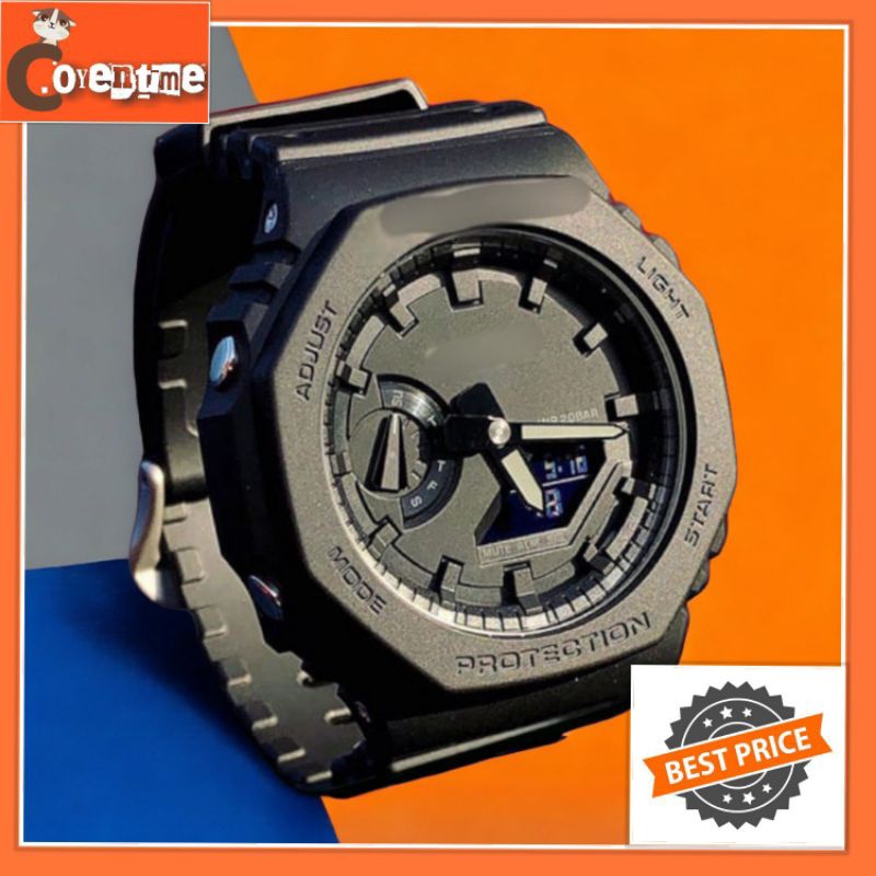 WATCH BLACK SERIES TMJ DUAL TIME SPECIAL BLACK COLORS FOR UNISEX WATCH ...