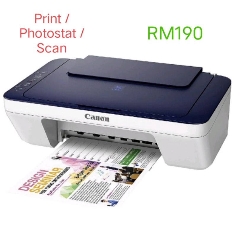 Canon Colour Ink All-In-One Printer - Print, Scan & Photocopy(Ink not ...