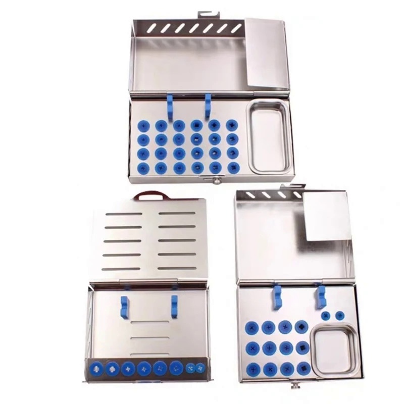 Stainless steel Dental implant tool box Denture Implant Instruments ...