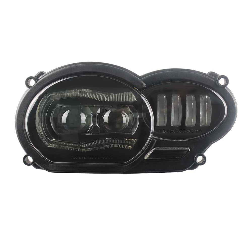 Motorcycle LED Headlight 110W Lamp Assembly with DRL Original Complete ...