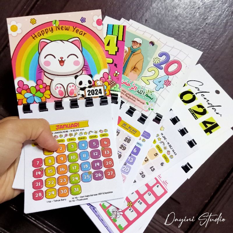 2024🎉 READY STOCK Kalendar Dinding | Wall Calendar | Cuti Umum Sekolah ...