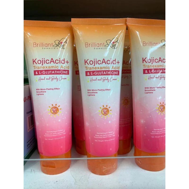 KOJIC ACID + TRANEXAMIC ACID & GLUTATHIONE HAND BODY LOTION 120ML ...
