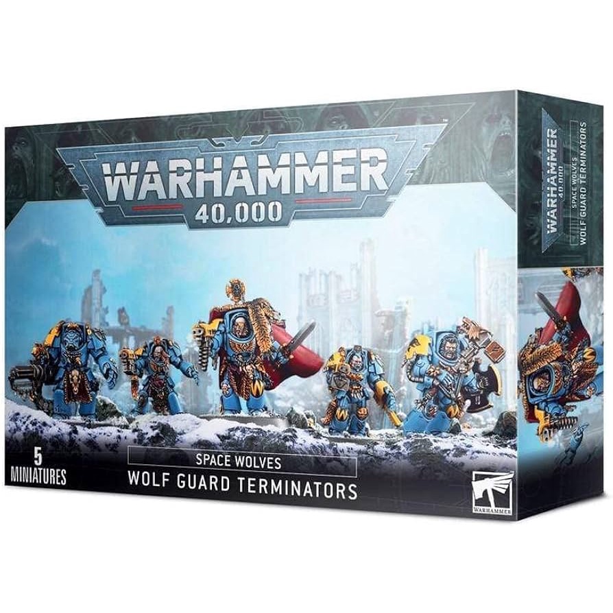 Warhammer 40K Adeptus Astartes Space Wolves Wolf Guard Terminators ...