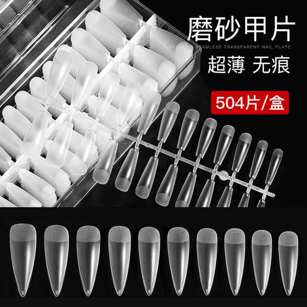 Nail Patches Kuku Ultra Nipis Dan Lancar Selebriti Bersih Pelekat Penuh Separuh Pelekat 