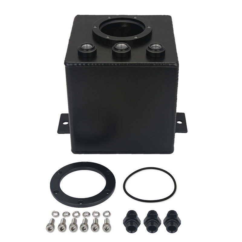 Universal 2L Aluminum Billet Fuel Surge Tank For 044 Fuel Pump KYOSTAR ...