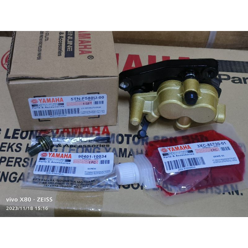 YAMAHA SRL110 LAGENDA 110 FRONT CALIPER ASSY DEPAN BRAKE PUMP BRAKE OIL ...