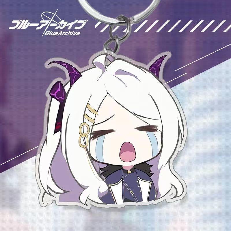 Keychain (48 styles available) Blue Archive Takanashi Hoshino Sunaokami ...
