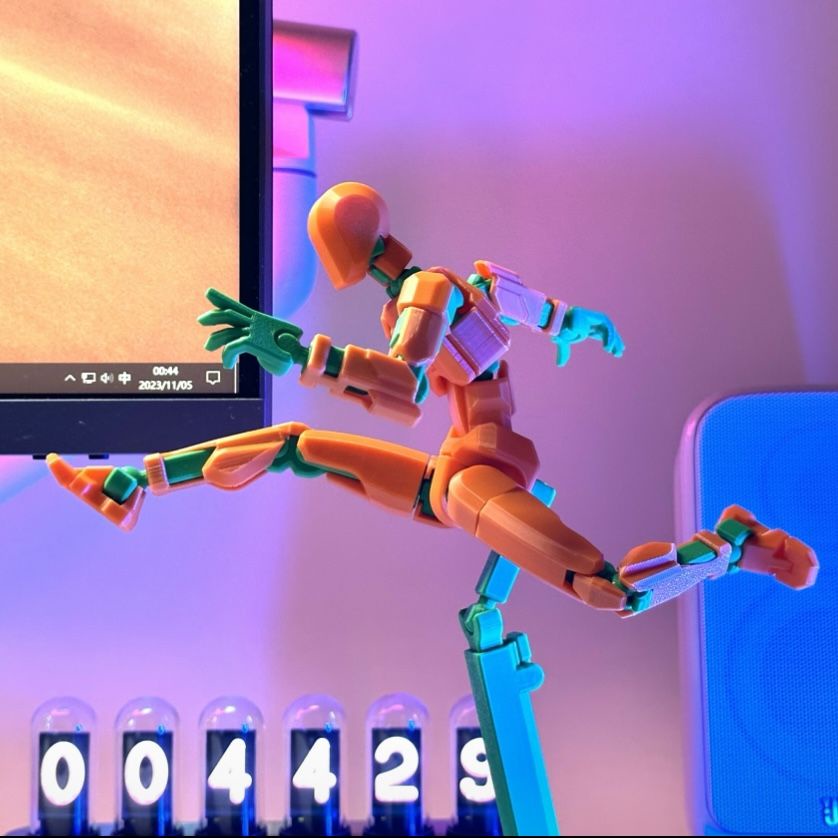 3rd generation Dummy13 articulated movable doll 3d printed dummy toy ...