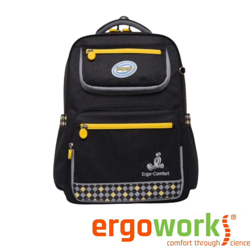 IMPACT Ergo-Comfort School Bag Spinal Support with Ultra-Lightweight ...