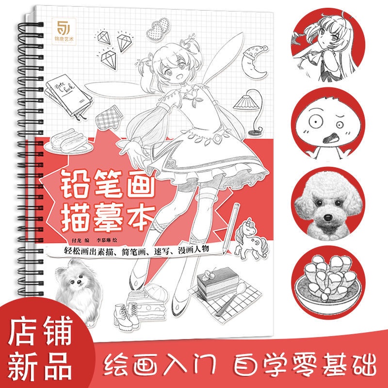 Pencil Drawing Copybook Hand-Painted Sketch Stroke Pencil Drawing ...