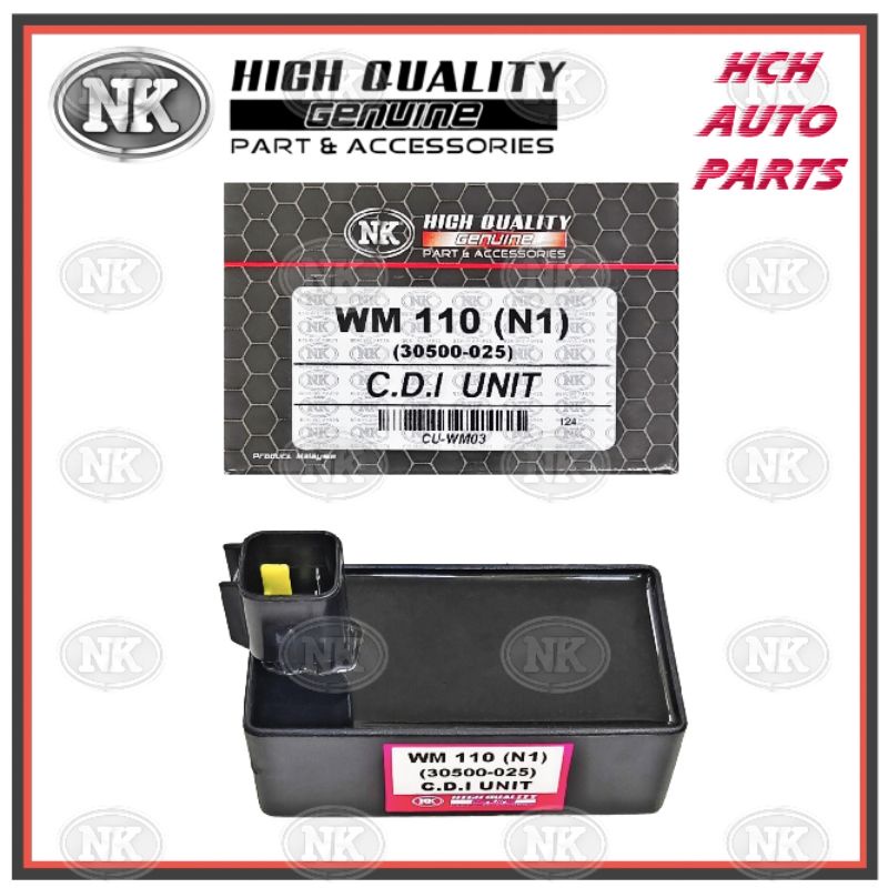 CDI UNIT (STD & RACING) - WMOTO - WM 110 (N1)- P/NO. 30500-025 (NK ...