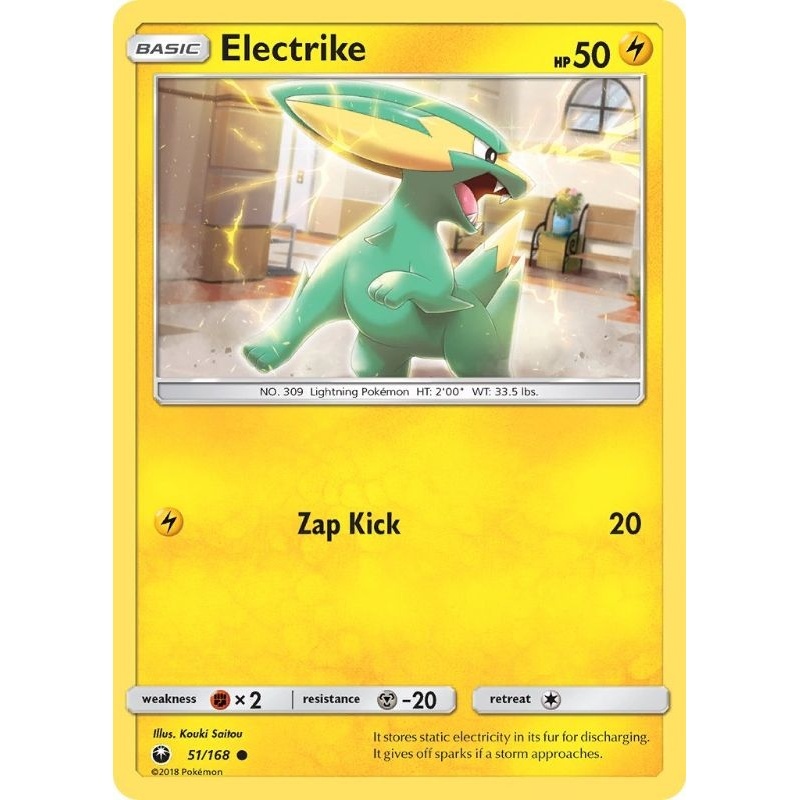 [No.309 /Electrike] Pokemon card (*not genuine product*) | Shopee Malaysia