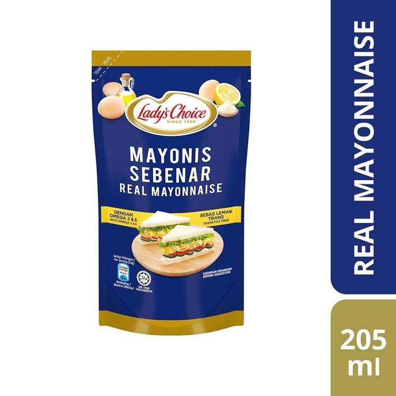 Lady's Choice Real Mayo Doy 205ml | Shopee Malaysia