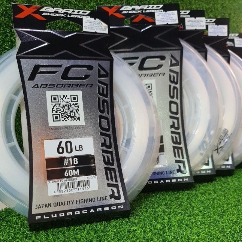 YGK X Braid Absorber FC Leader 60M | Shopee Malaysia