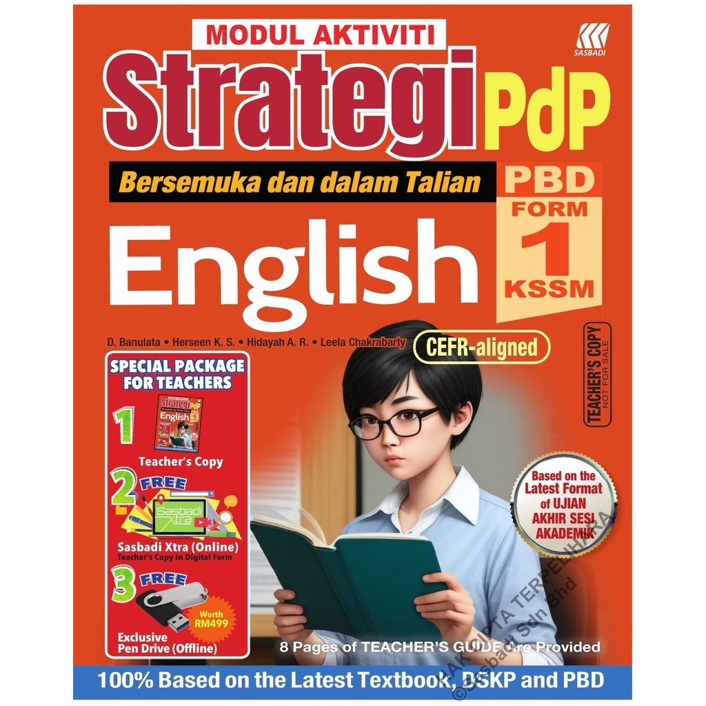 Sasbadi 2024: Modul Aktiviti Strategi PDP: English Form 1 ( Edisi Murid ...