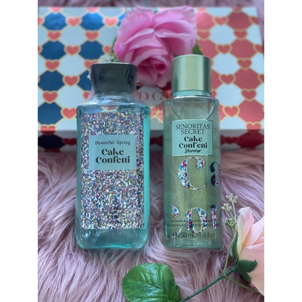 Senoritas Secret Cake Confetti Shimmer Combo 2in1 | Shopee Malaysia