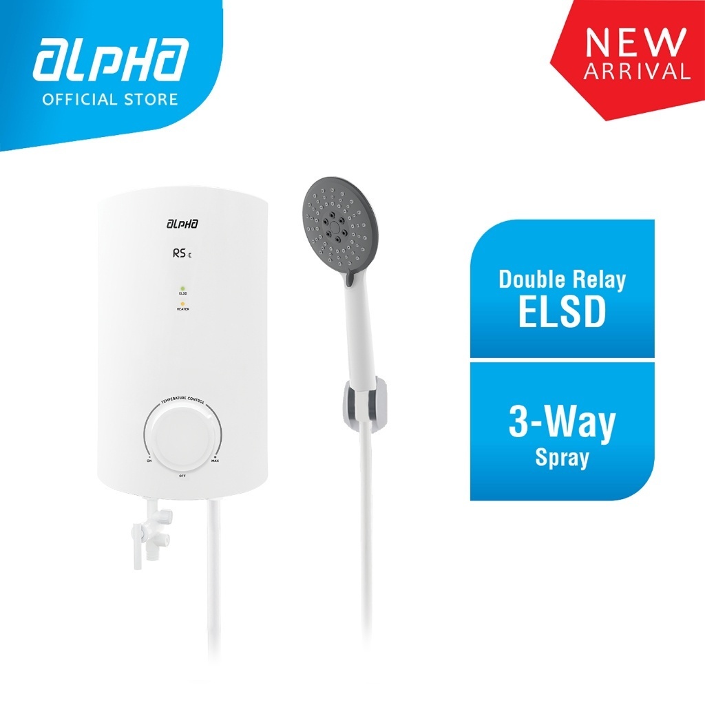 ALPHA RS E Shower Instant Water Heater Non Pump | Shopee Malaysia