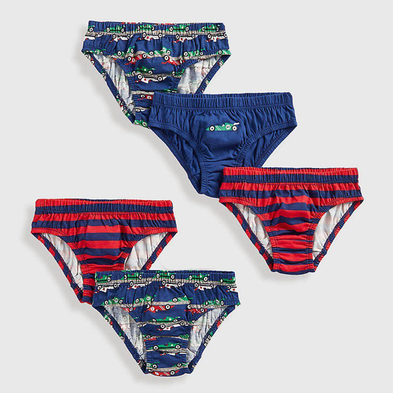 Mothercare Boy Racing Car Briefs - 5 Pack | Shopee Malaysia