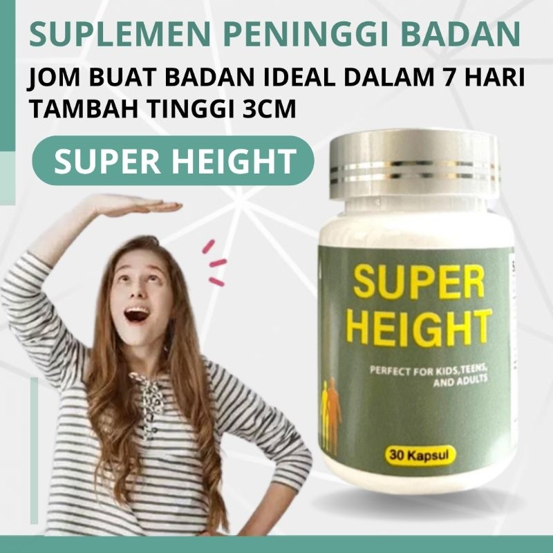 SUPLEMENT TAMBAH TINGGI BADAN - SUPER HEIGHT BOOSTER ORIGINAL UBAT ...