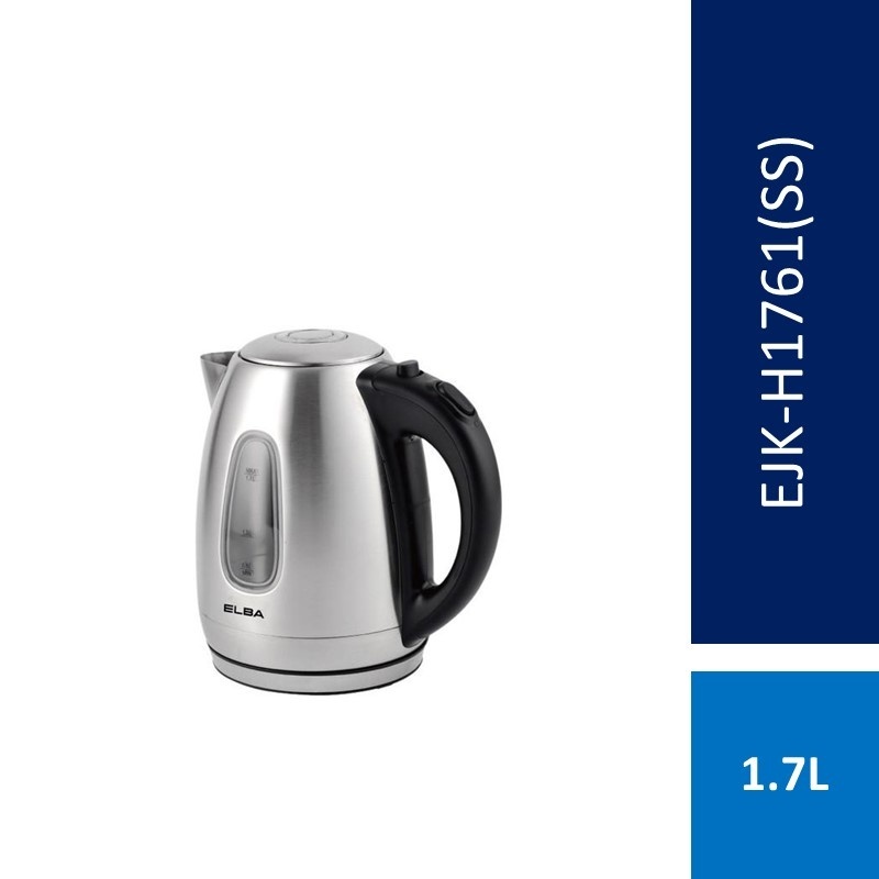 ELBA Jug Kettle EJK-H1761(SS) | Stainless Steel | 1.7L | Shopee Malaysia