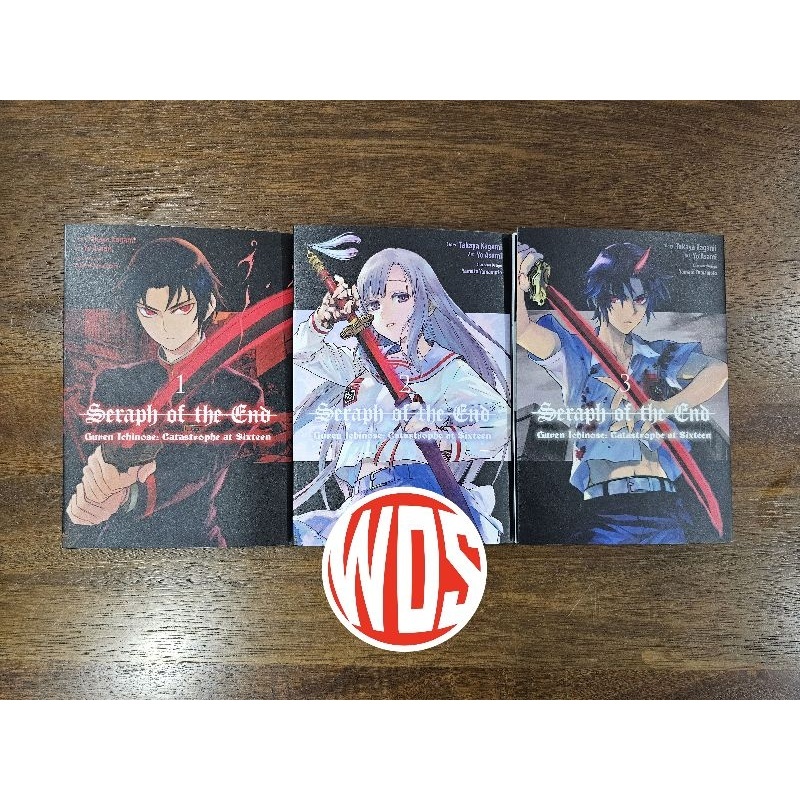 Manga : Seraph Of The End - Guren Ichinose : Catastrophe at Sixteen volume 1-3 (English Version ...