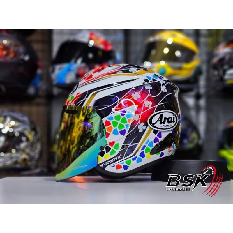 Original Arai Vz Ram Open Face Helmet - Come With 1 Year Warranty | Shopee Malaysia