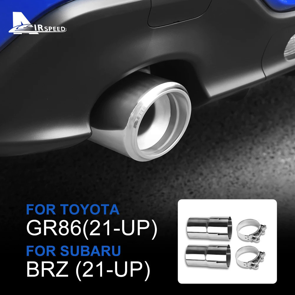AIRSPEED Exhaust Extension Pipe For Subaru BRZ Toyota GR86 2021 2022 ...