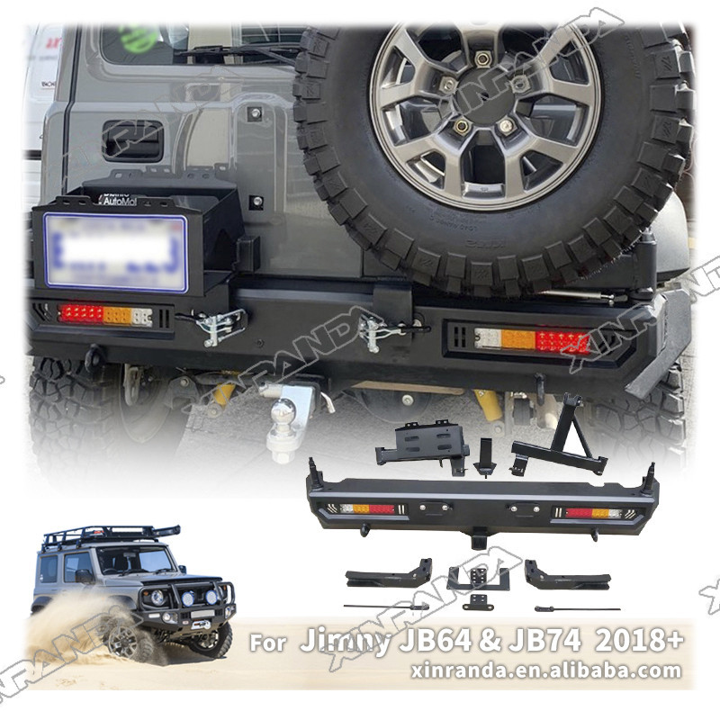 jimny jb74 accessories rear Bumper For Suzuki Jimny jb64 jb74 2018 2019 ...