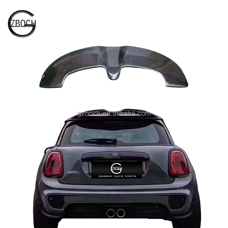 JCW car spoilers For Mini cooper F55 F56 F57 JCW Roof Spoiler Carbon ...