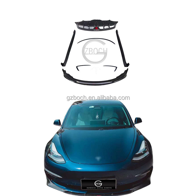 Carbon fiber body kit for Tesla Model 3 upgrade to CMST style car parts ...