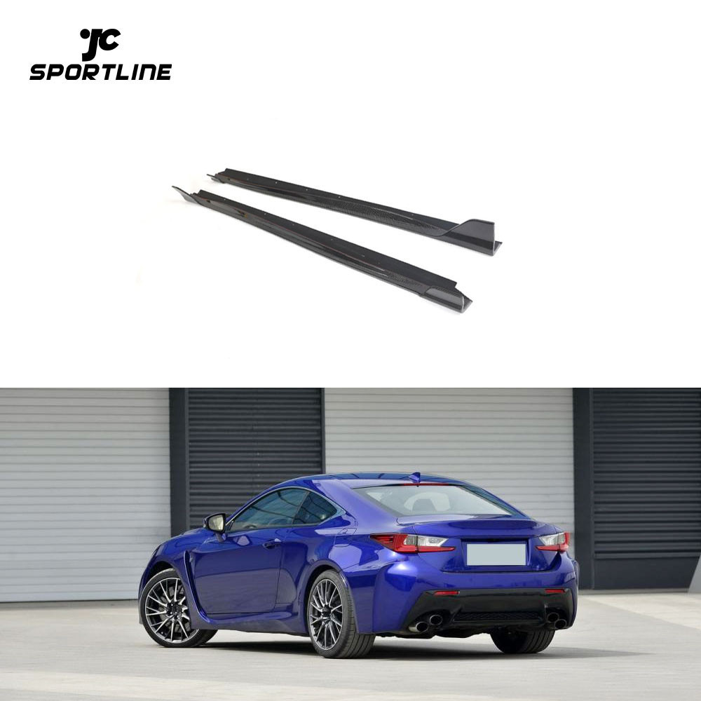 RCF Carbon Fiber Car Side Blades Side Skirts for Lexus RC-F 2005-2018 ...