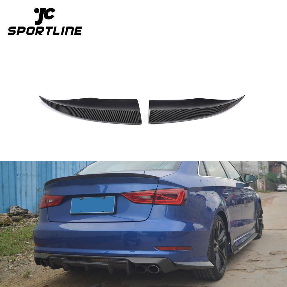 JC Sportline Carbon Fiber Rear Bumper Diffuser for A3 S3 2015 2016 ...