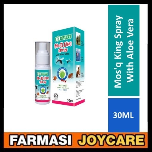 Hurix's Mos'Q King Spray (with Aloe Vera) 30ml - Natural Insect ...