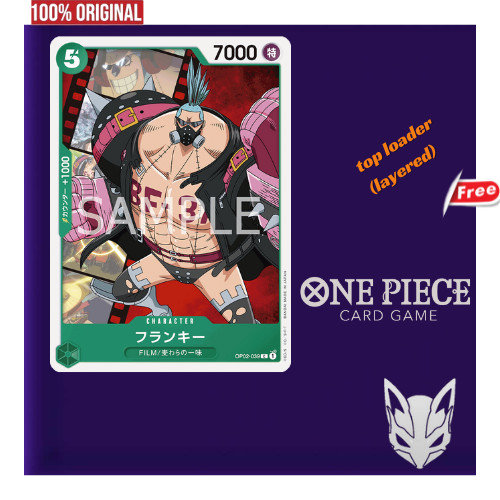 ORIGINAL playset 4x cards Franky Character OP02-039 C optcg one piece ...