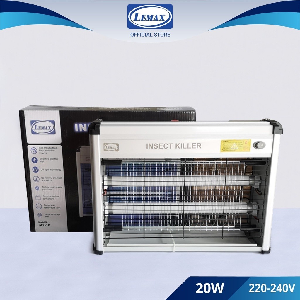 LEMAX Hanging Electric Insect Killer UV Mosquito Fly Trap Pembunuh Serangga (20W, 30W, 40W ...