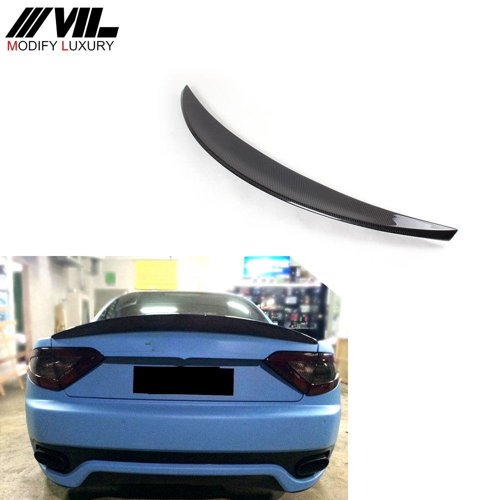 Auto Carbon Fiber GT Coupe Rear Trunk Spoiler Lip for Maserati ...