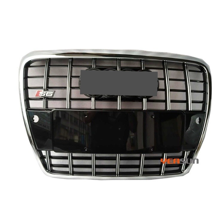 S6 body kits C6 style front grille for Audi A6 2008 2009 2010 2011 2012 ...