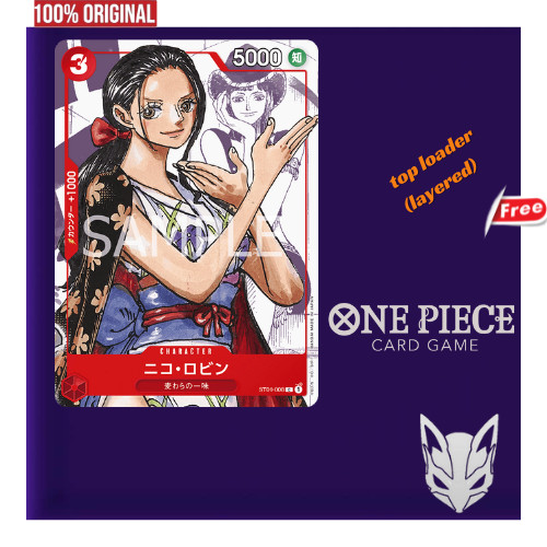 ORIGINAL TZM 25th anniversary Nico Robin Character ST01-008 C free top ...