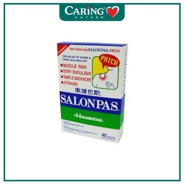 SALONPAS PATCH 40S (CARING PHARMACY) | Shopee Malaysia