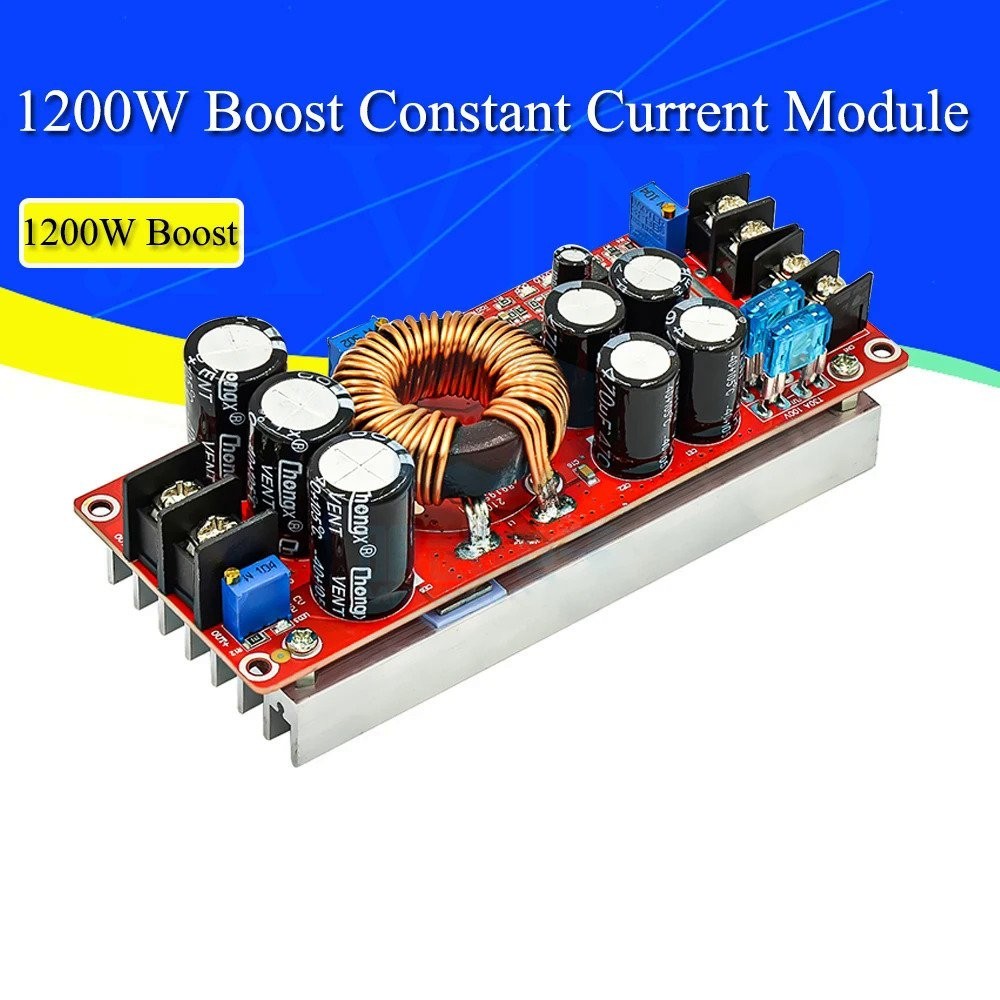 1200W 20A DC Converter Boost Step-up Power Supply Module IN 8-60V OUT ...