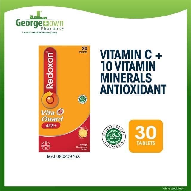 REDOXON VITA GUARD VIT C + 10 VITAMIN MINERALS EFFERVESCENT 30’s ...